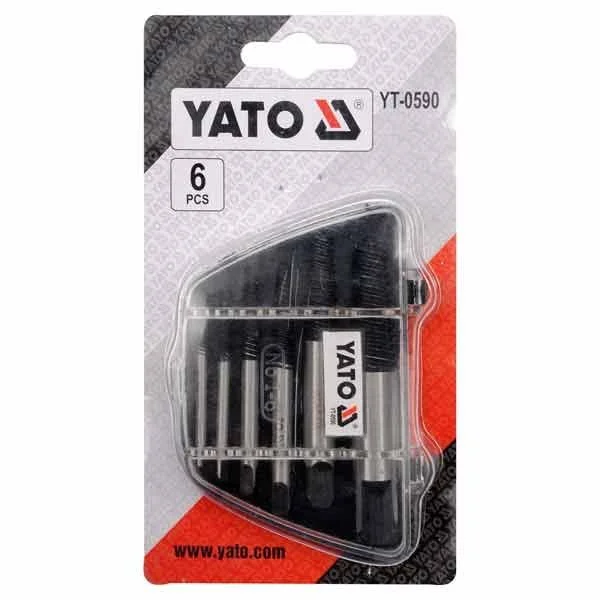 6 Pcs Screw Extractor Set Yato Brand YT-0590 | Buy Online At Fixit