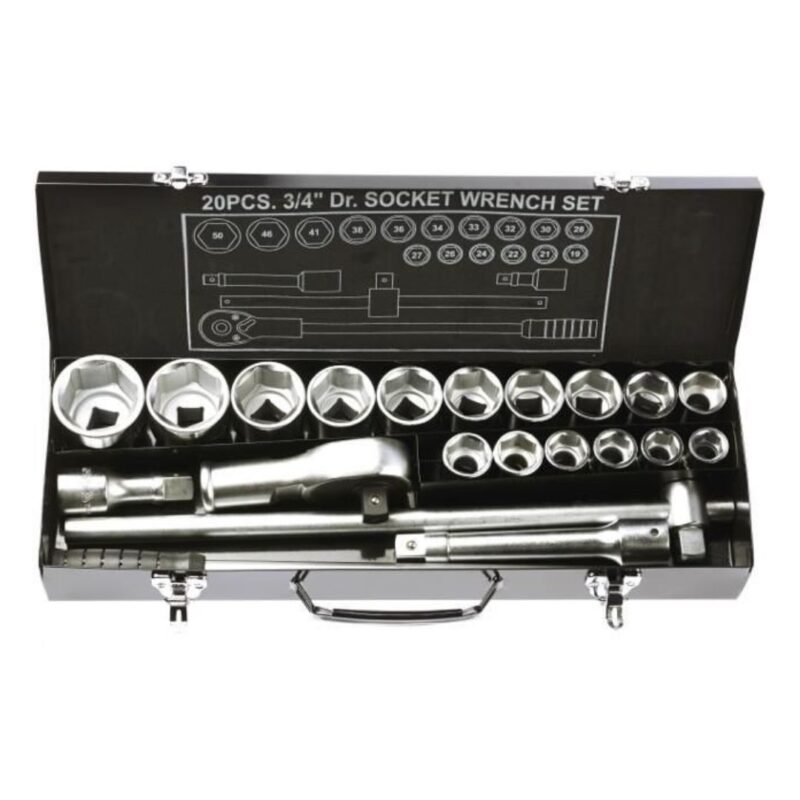 3/4 Inch 21 Pcs Socket Set Yato Brand YT-1335 | Buy Socket Set Online ...