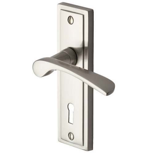 Boston Door Handle on Lock Plate | Buy Online At Fixit